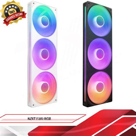 Jual NZXT F360 RGB Core 360mm Single Frame RGB Fan Unit Fan 3 X120cm Shopee Indonesia