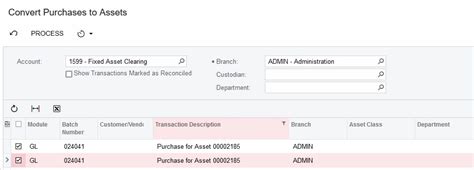 Purchase Of Fixed Assets From Purchase Order Community