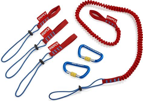 Knipex Tools Tool Tethering System 1 Lanyard 3 Adapter Strap And 2 Carabiners 005004tbka