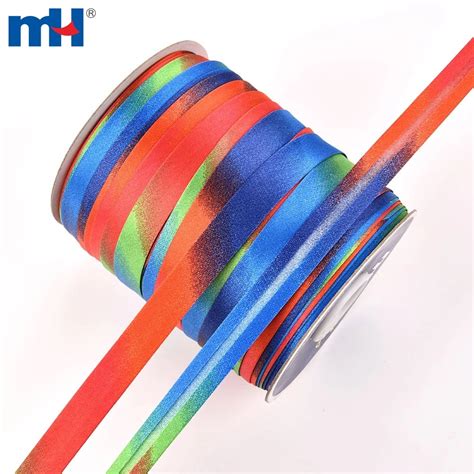 Wholesale Rainbow Satin Bias Binding Tape Buy In Bulk Mh