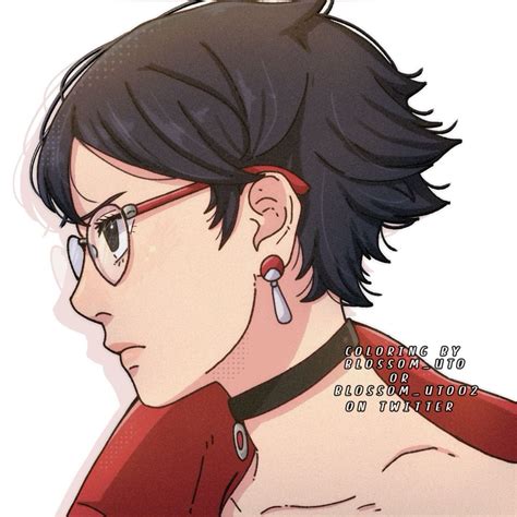 48 Sarada Timeskip Ideas Uchiha Boruto Anime Naruto