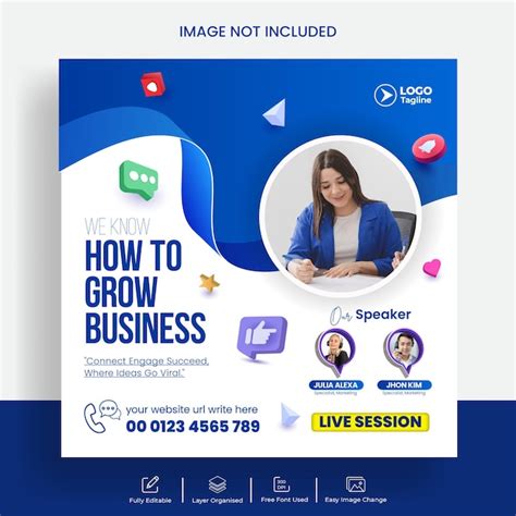 Premium Vector Marketing Agency Social Media Posts Banner And