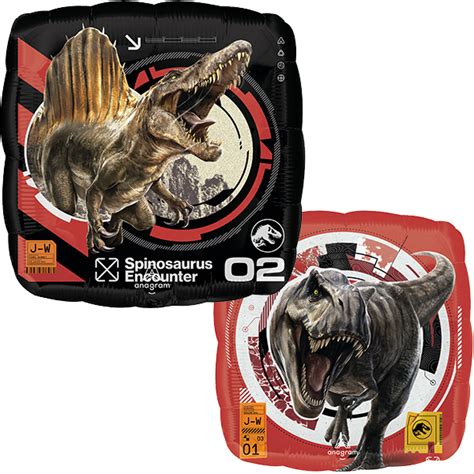 18 Jurassic World Rebirth Foil Balloons Go International Uk