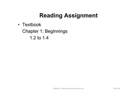 Lecture 3 Basic Syntax And Semantics Pdf Programming Languages