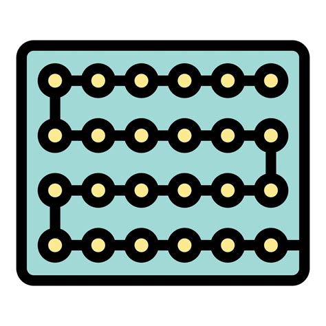 Electronic Microchip Circuit Board Showing Connections On Blue Background 52234323 Vector Art At