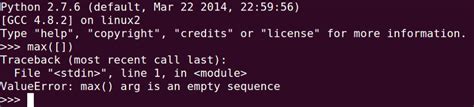 Valueerror Max Arg Is An Empty Sequence
