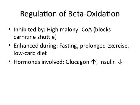 Beta Oxidation Presentation Pptx Biochemistry Pptx