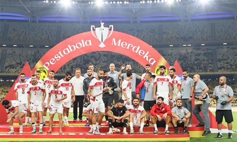 Nna The Lebanese National Football Team Runner Up In Merdeka Cup