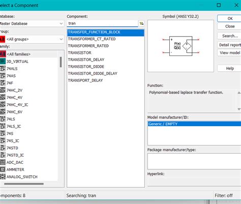 Solved Giving The Following Transfer Function Create The