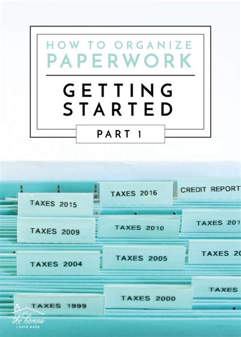 How To Organize Paperwork Part 1 Getting Started Organizing Paperwork Paper Clutter