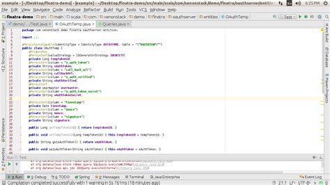 Postgresql Sql Query Class Has No Persistent Fields In The Select