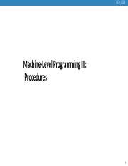 Understanding Procedures In Machine Level Programming Key Course Hero