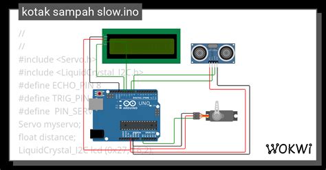 Kotak Sampah Wokwi Esp32 Stm32 Arduino Simulator