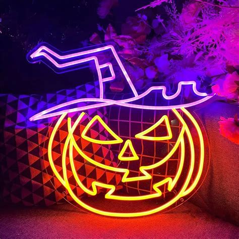 Top 10 Pumpkin Neon Sign Ideas For The Halloween Season