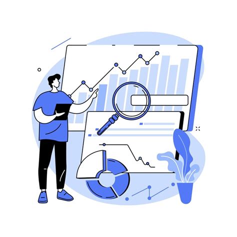 premium vector data driven business model abstract concept vector