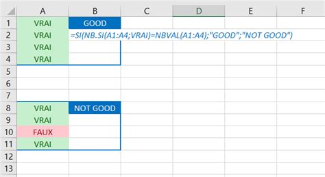 Xl 2010 Test Logique Sur Plusieurs Cellules Excel