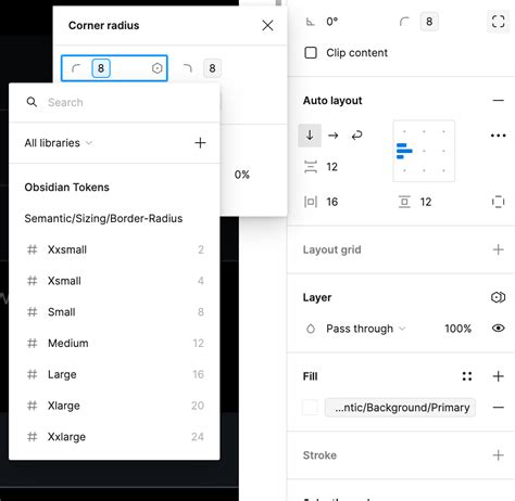 Correct Way To Bind Variables To Corner Radius Figma Forum