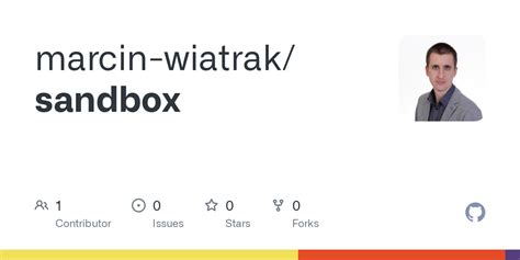 Github Marcin Wiatraksandbox