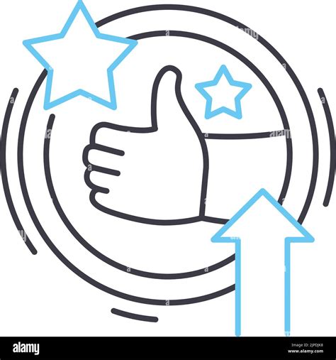 Motivation And Inspiration Line Icon Outline Symbol Vector