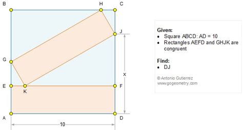 Antonio Gutierrez On Twitter Geometry Problem 1195 Square Two