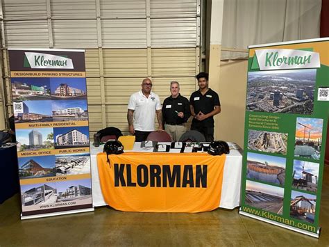 Klorman Construction Had A Wonderful Time Connecting With All The Bright… Klorman Construction