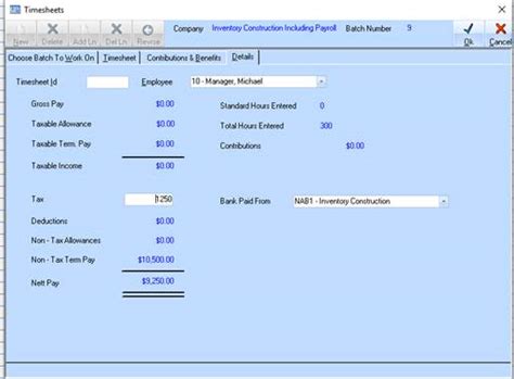 Create Payroll Batch