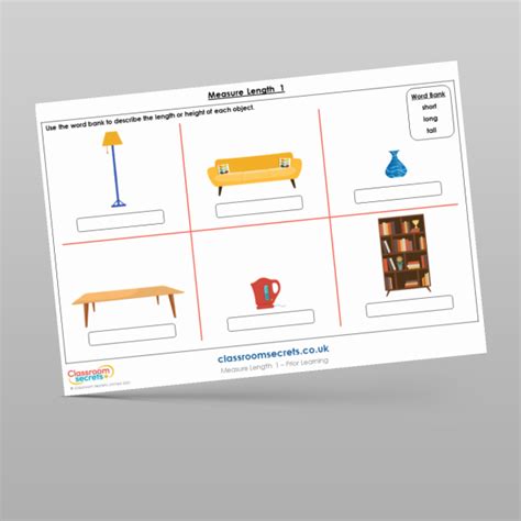 Year 1 Measure Length Using Objects Prior Learning Resource Classroom