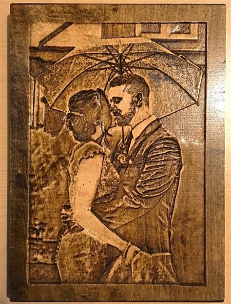Wedding Photo Using My CNC Router And Photo Vcarve R CNC