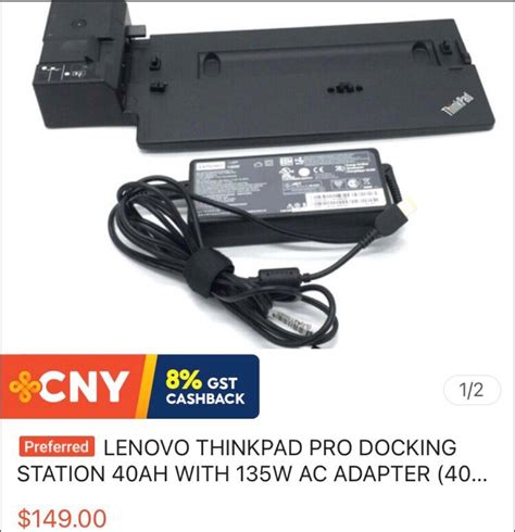 Brand New BN Lenovo Docking Station Pro Dock W Thinkpad Mobile Phones Gadgets Other