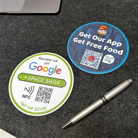 Tap Tag Counter Nfc Sign Large Tap Sign Sticky Nfc Signs