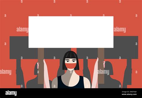Demonstration People Posters Protest Stock Vector Images Alamy