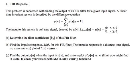solved 1 fir response this problem is concerned with