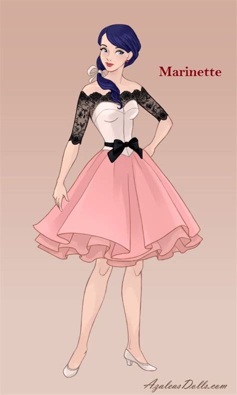 A Marinette Esta Tão Linda Com Esse Vestido 0 Ladybug Outfits