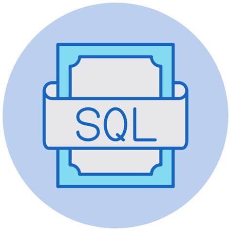 Sql Generic Color Lineal Color Icon Sql Generic Color Lineal Color Icon