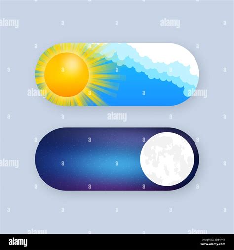 Button With Night Mode On Dark Background Ui Design Dark Theme App Interface Design Concept
