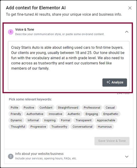 Build A Customized Website With AI Context Elementor