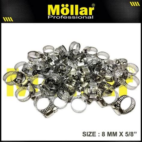 Jual Klem Selang Lpg Stainless Steel Besi Clem Clamp 5 8 Bison Shopee Indonesia