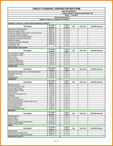 Free 44 Lovely Job Estimate Template Excel Resume Cover Center And