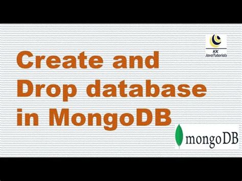 How to Create and Drop database in MongoDB | MongoDB Create & Drop Database | MongoDB Tutorial ...