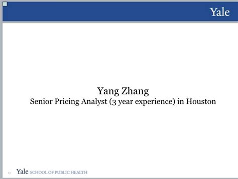 yang zhang on linkedin pricing datascience yaleuniversity