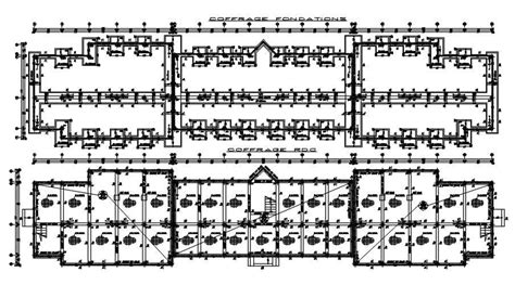 Cad Design Of Foundation Formwork In Detail Autocad 2d Drawing Cad File Dwg File