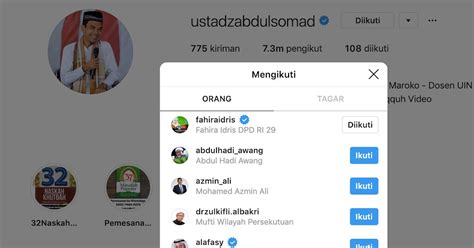 Akun Instagram Resmi Ustadz Abdul Somad Dihapus? - BeritaIslam.org