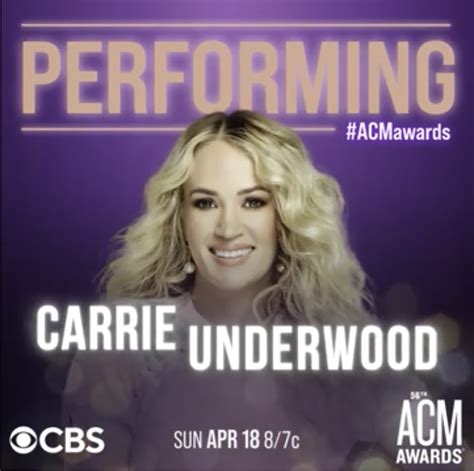 Carrie To Perform On The 2021 Acm Awards Carrie Underwood Official Site