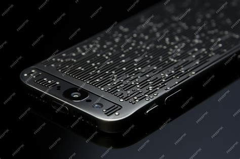 Premium Ai Image Binary Code Matrix Cascading Over A Sleek Black