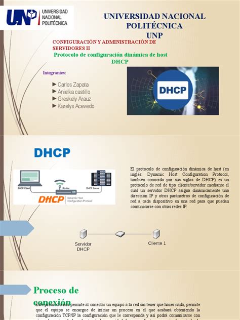 Exposición Dhcp Pdf Dirección Ip Red De Computadoras