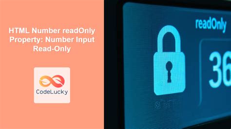 Html Number Defaultvalue Property Number Input Default Value Codelucky