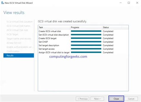 Install And Configure ISCSI Target On Windows Server ComputingForGeeks