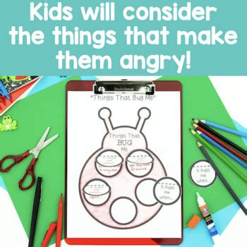 Anger Management Foldable Activities For Spring Sel And Counseling Lessons