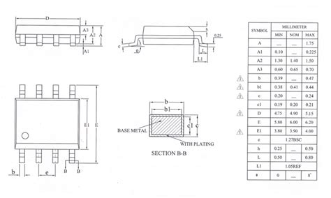 Sop8 封装尺寸与 Pcb 库文件力生美半导体 · 开关电源 Ic 引领者