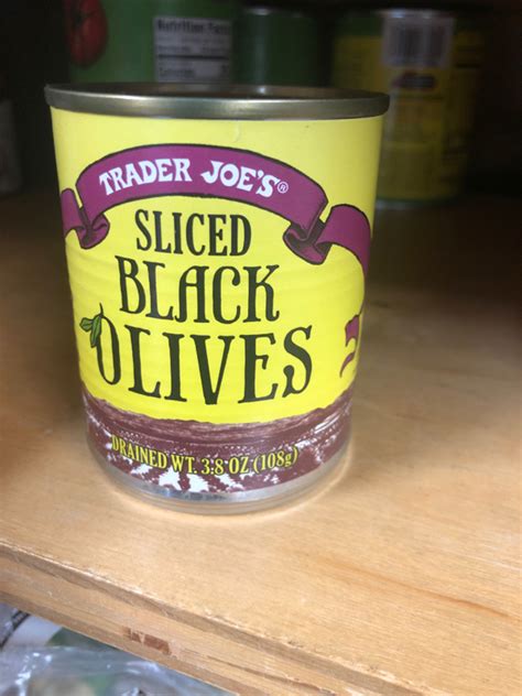 Trader Joes Sliced Black Olives